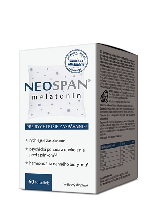 NEOSPAN melatonín 60 toboliek | internetová lekáreň MAGISTER.sk